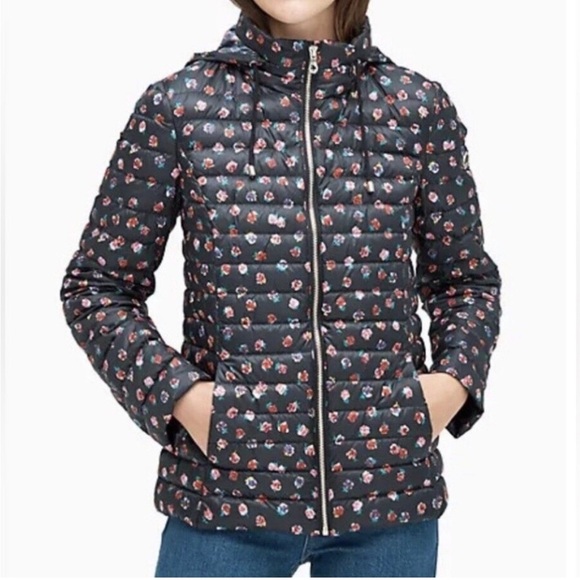 kate spade | Jackets & Coats | Kate Spade Down Puffer Jacket With ...
